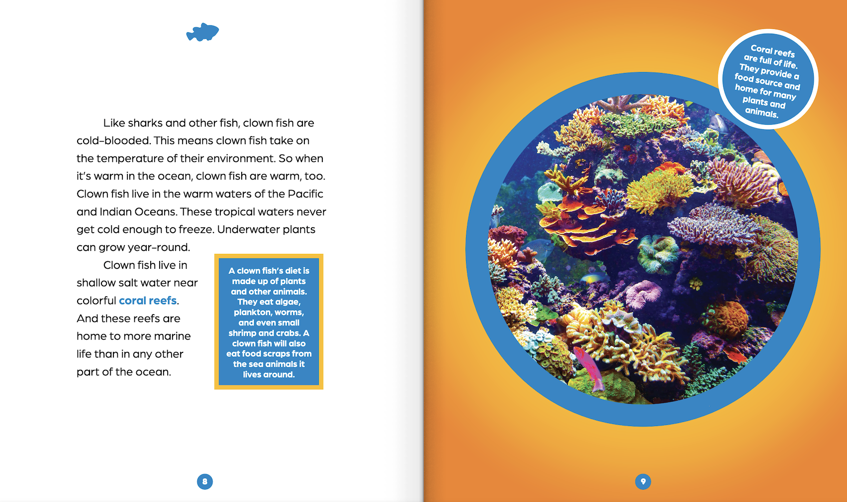 LitLinks: Clown fish + creativity cement understanding of life cycles